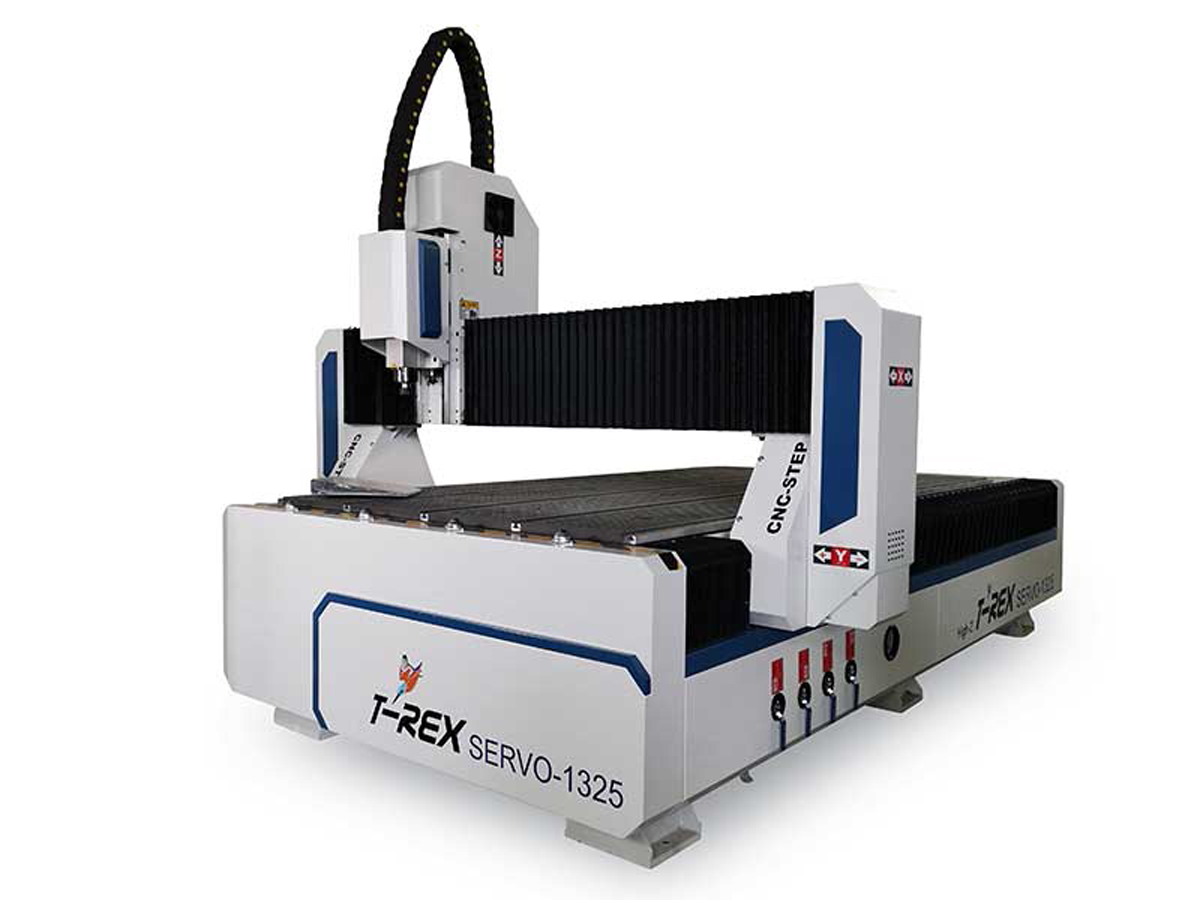 Servomotoren Fräse T-Rex Servo Fräsmaschine 1325 - Fräsen Messing ...